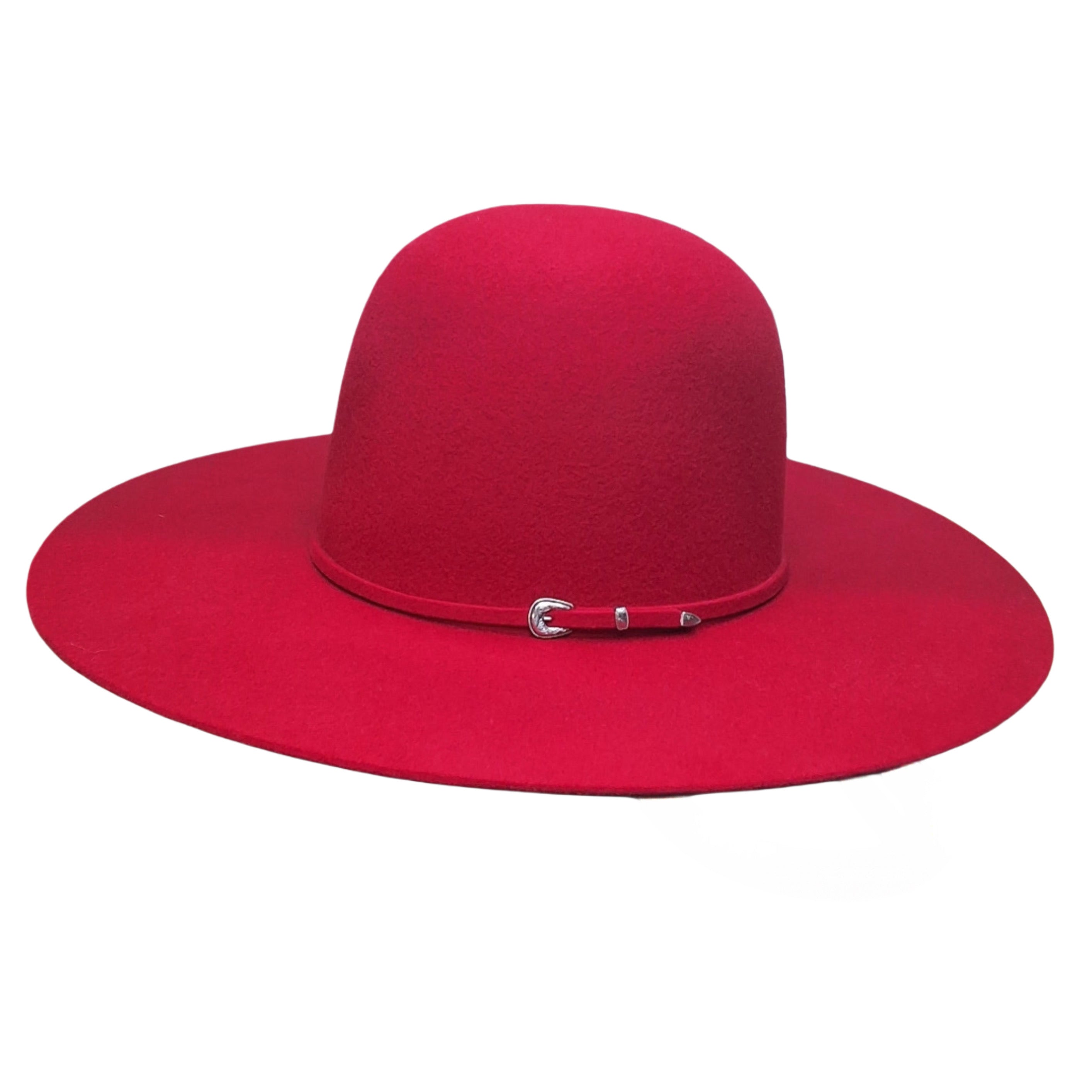 Rodeo King 3X | Open Crown | 4 1/2" Brim | Red – Hat Masters Wholesale
