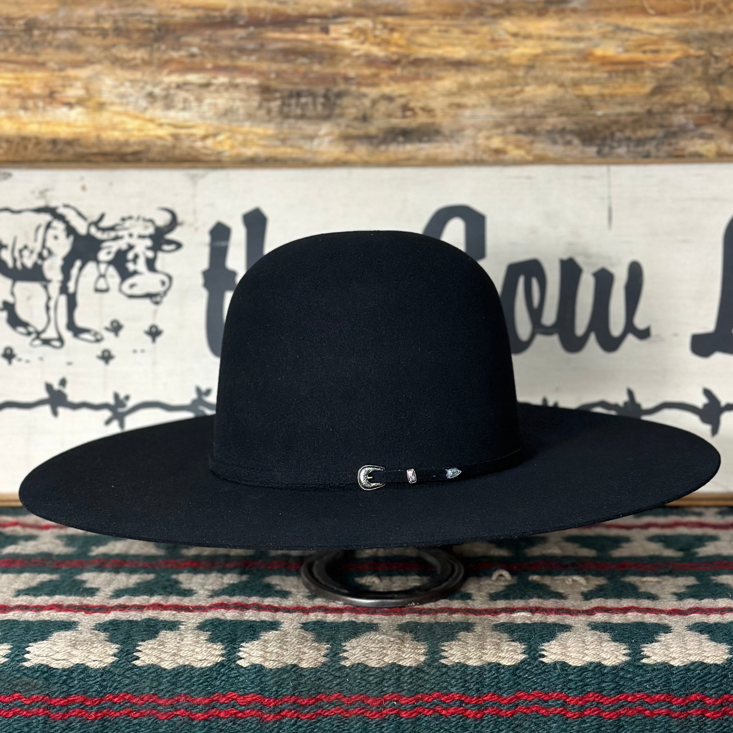 Rodeo King 7X 5" Brim | Black – Hat Masters Wholesale